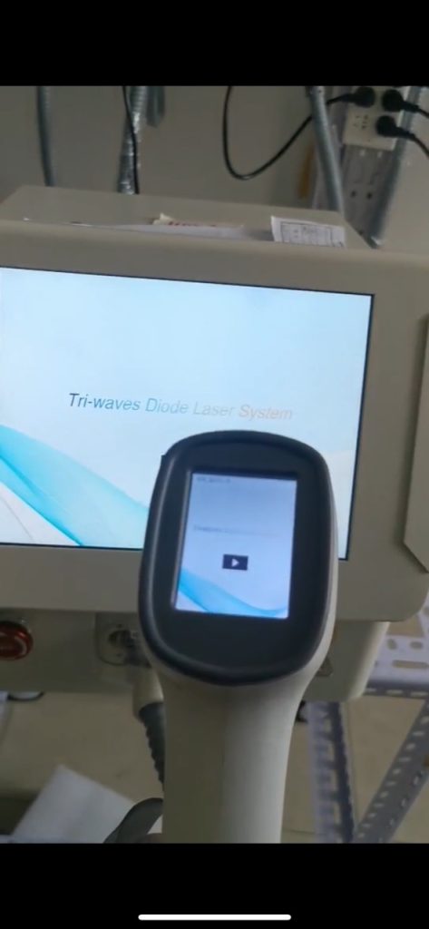 Professional Tri-Waves Diode Laser System Hair Removal & Skin ...
